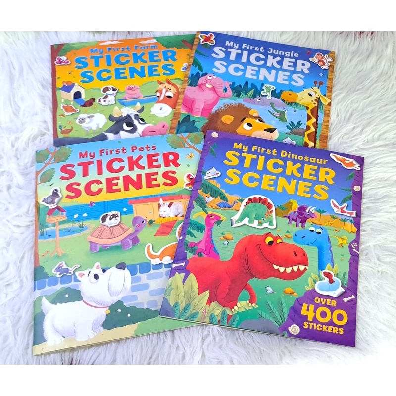 Jual Paket Bundling Sticker Scenes book With Over 400 Stickers | Shopee ...