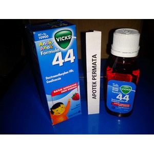 Jual VICKS FORMULA 44 (BATUK BERDAHAK & KERING) - Rasa Strawberry 54 ml ...