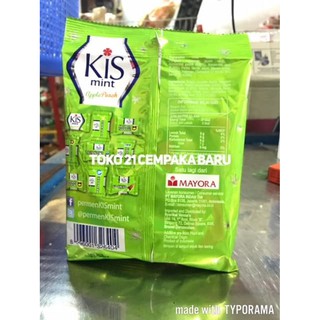 Jual Permen KISS Mint APPLE PEACH HIJAU 1 Bungkus | Apel Permen Kis ...