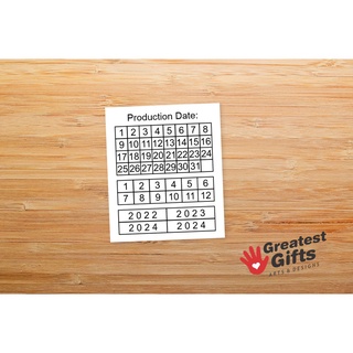 Jual Stiker label tanggal produksi production date sticker | Shopee ...