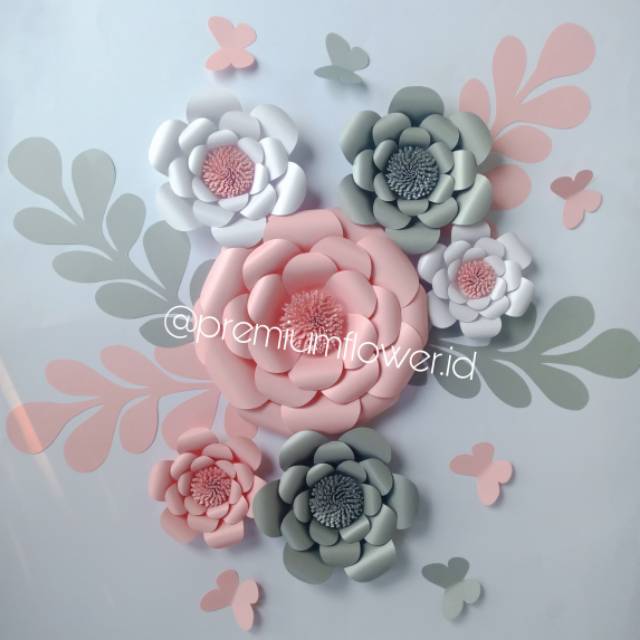 Jual Paper flower / Bunga kertas / paper flower/ dekorasi dinding ...