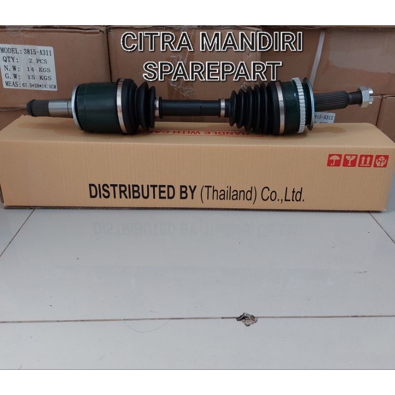 Jual Drive shaft/cv joint assy LH(kiri)mitsubishi triton/pajero exceed ...