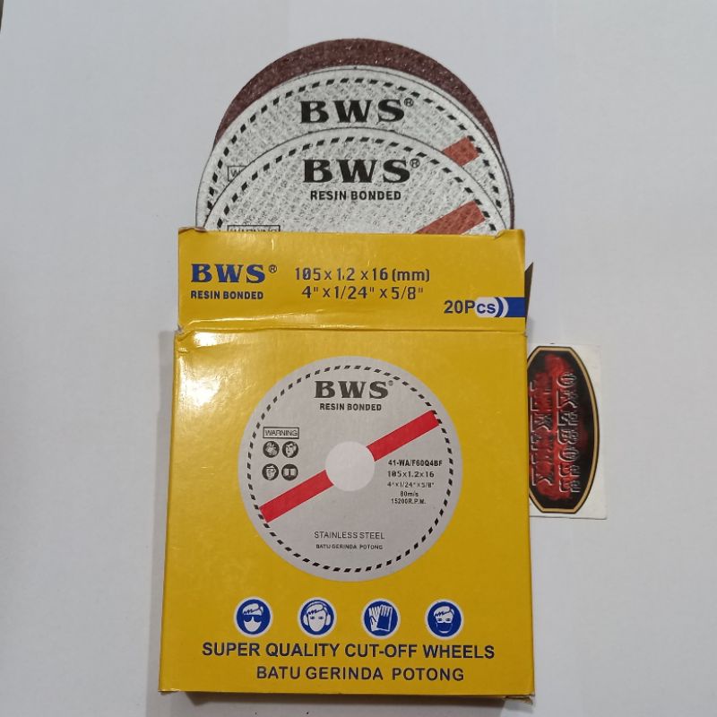 Jual Mata Gerinda Potong BWS 4 inch isi 20 pcs | Shopee Indonesia