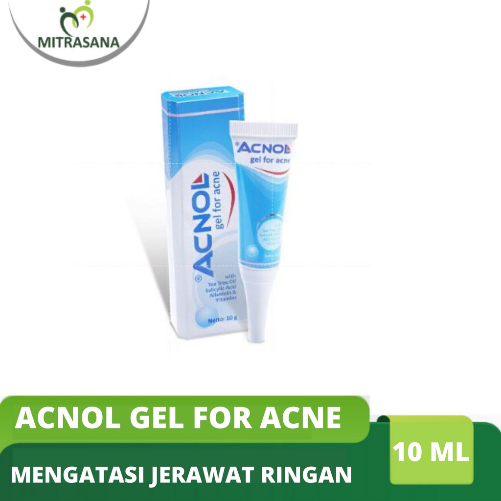 Jual Acnol Gel For Acne 10 gr merawat kulit berjerawat Indonesia|Shopee ...