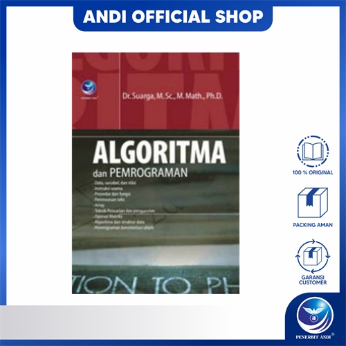 Jual Penerbit Andi - Algoritma Dan Pemrograman | Shopee Indonesia