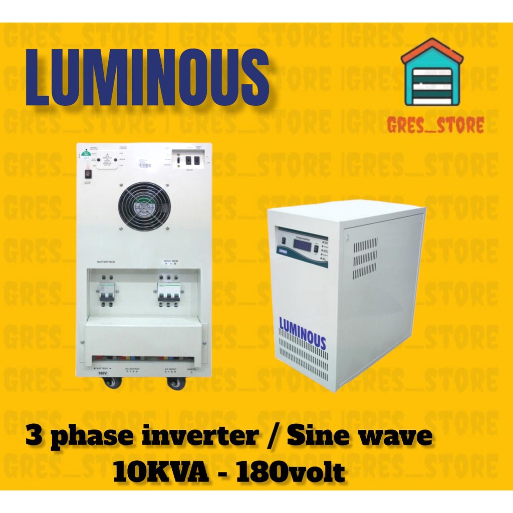 Jual Luminous 3 Phase Inverter Pure Sinewave 10 Kva INVERTER LUMINOUS ...