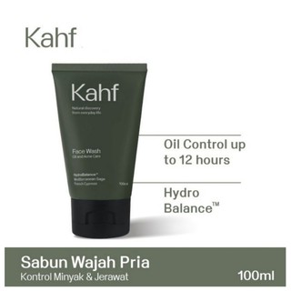 Jual KAHF Face Wash Sabun Wajah Pria 100ml Original Indonesia|Shopee ...