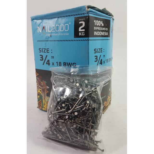 Jual Paku Triplek / Paku BWG 2cm (170gram) | Shopee Indonesia