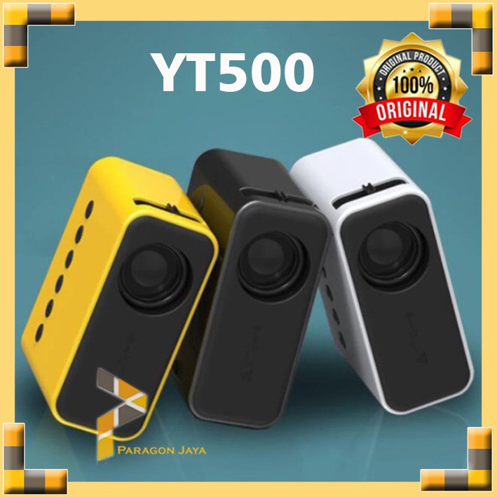 Mini Proyektor LED YT500 YT 500 Micro Projector Full HD Video WIFI | Shopee Indonesia