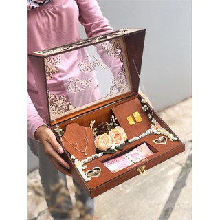 Jual BOX MAHAR | BOX PERHIASAN SET | BOX UANG MAHAR CUSTOM | JEWELRY SET BOX COSTUM SESERAHAN ...