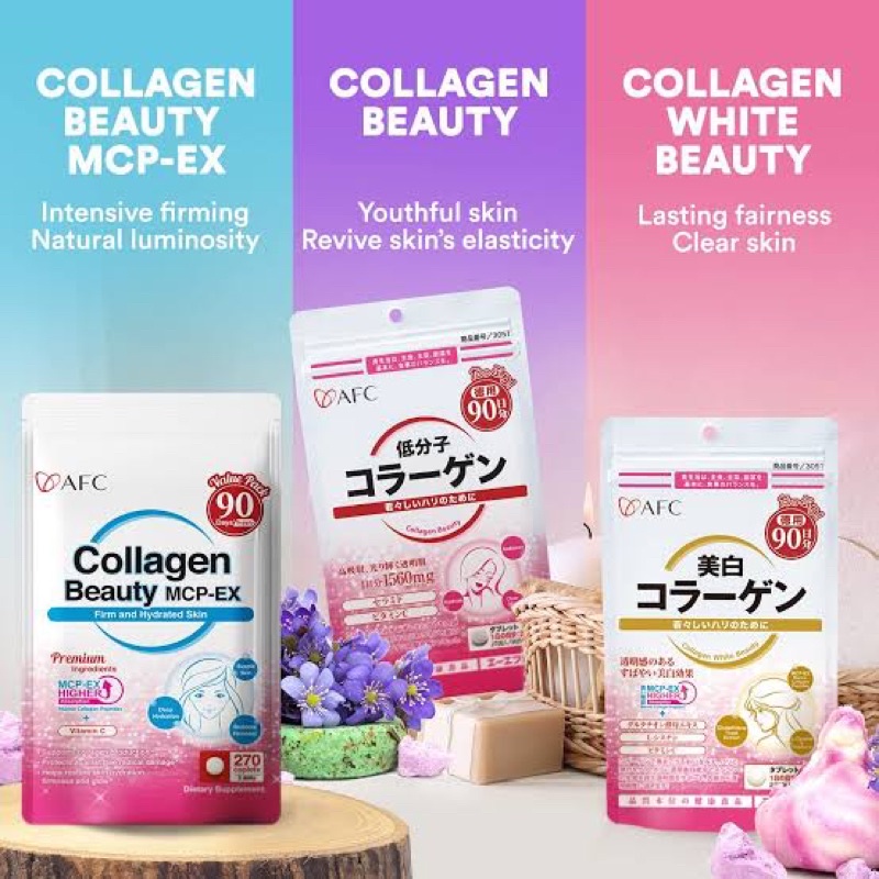 Jual Original Jepang AFC Collagen White Beauty Premium ingredients MCP ...