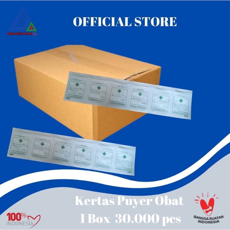 Jual Kertas Puyer Etiket 1 box 30.000 pcs | Shopee Indonesia