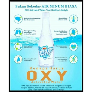 Jual AIR OXY per- DUS isi 24 BOTOL | OXY DRINKING WATER | OXYGEN / Air ...