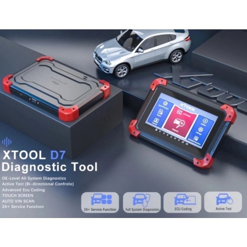 Jual XTOOL D7 Diagnostic Scanner Car OBD2 Key Programer Full System ...