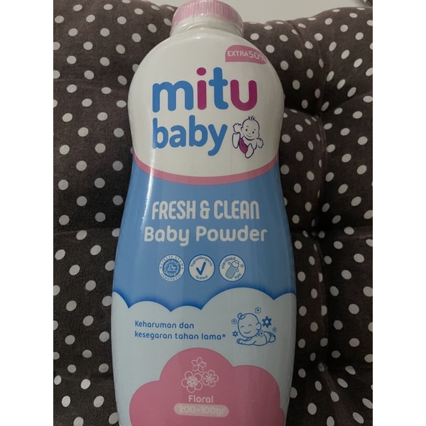 Jual Mitu Baby Powder Floral (Pink) | Shopee Indonesia