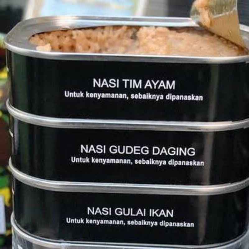 Jual ransum makanan tni siap saji outdoor camping original | Shopee ...