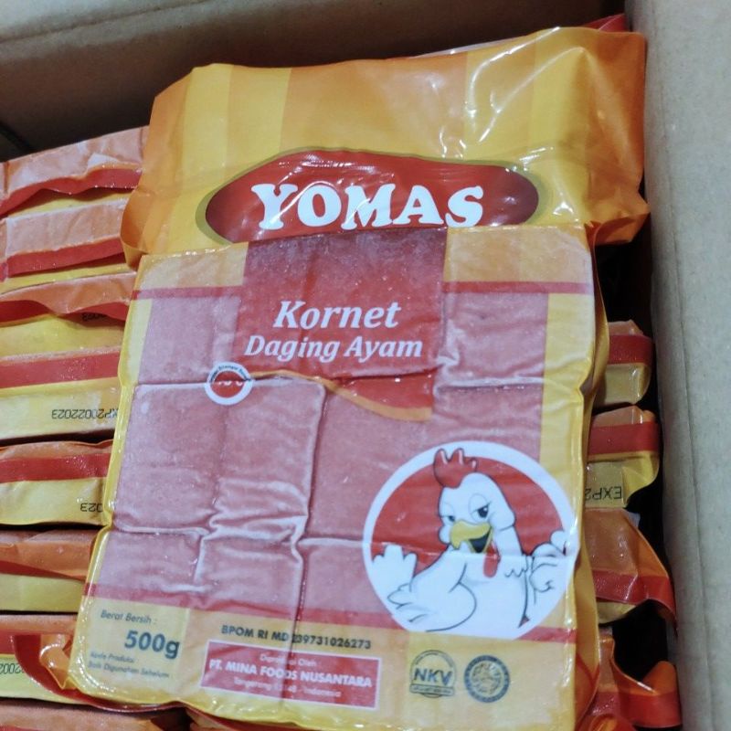 Jual yomas kornet daging ayam 500gr | Shopee Indonesia