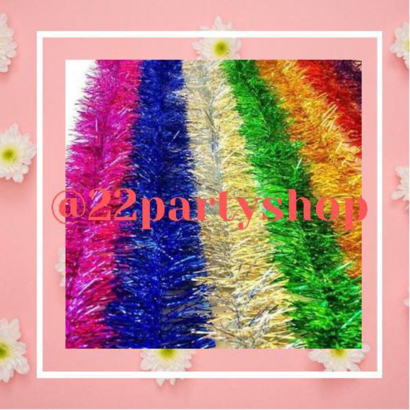 Jual Slinger / Slinger Rumbai Warna Warni / Hiasan Natal / Hiasan ...