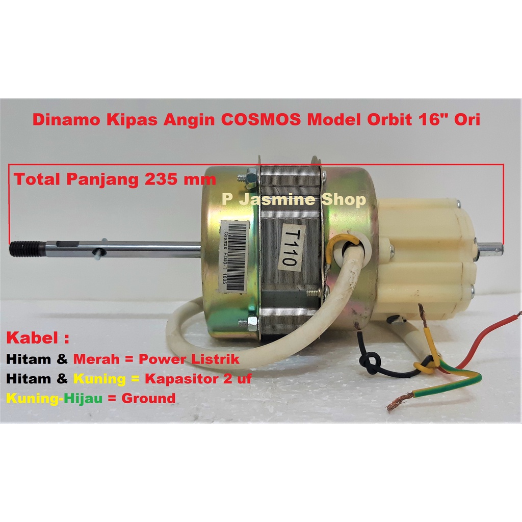 Jual Dinamo Motor Kipas Angin Plafon Model Orbit COSMOS Original ...