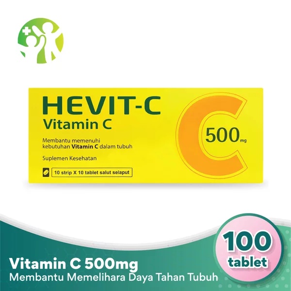 Jual Hevit-C Vitamin C 500 mg - Membantu Memenuhi Kebutuhan Vitamin C ...