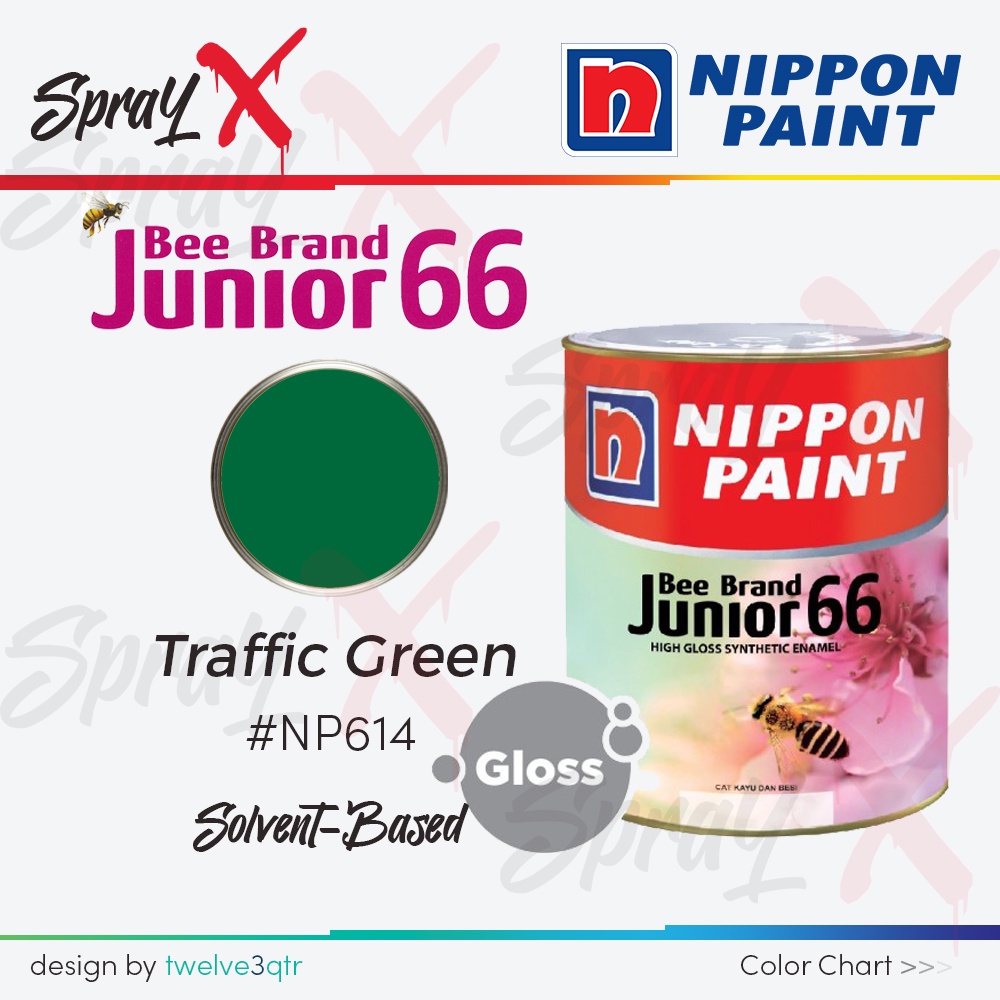 Jual BEE BRAND JUNIOR 66 TRAFFIC GREEN NP 614 / HIJAU TUA #NP614 0.94 ...