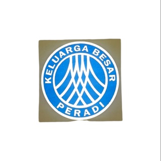 Jual Stiker Keluarga Besar Peradi Logo Baru Indonesia|Shopee Indonesia