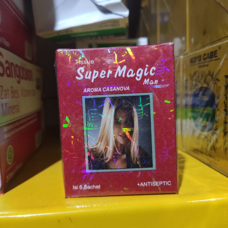 Jual Tissue tisu super magic man isi 6 pcs | Shopee Indonesia
