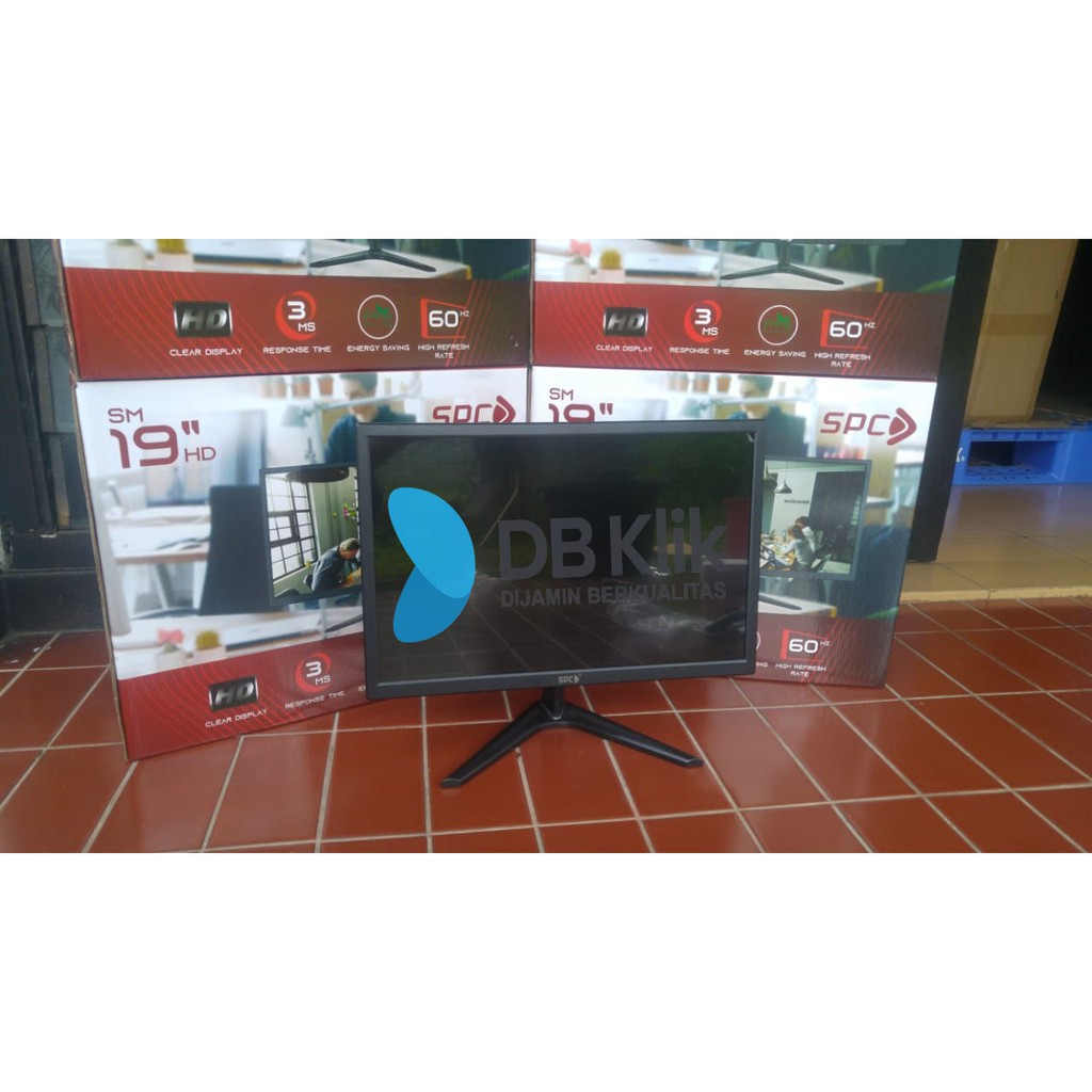 SPC OFFICE MONITOR LED Monitor SPC SM-19HD 19 inch | Shopee Indonesia