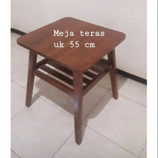 Jual Meja Teras Kayu Jati Minimalis Model Terbaru Sarjana Mebel ...
