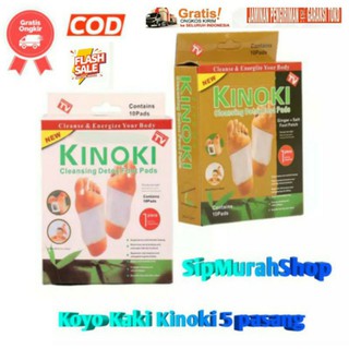Jual (COD) Koyo Kaki Detox Kinoki Gold Emas ORIGINAL 1 KOTAK ISI 10 ...