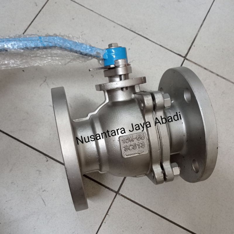 Jual Ball Valve Stop Kran Stainless 304 Flange JIS 10K 2 1/2 " inchi DN 65 Indonesia|Shopee ...