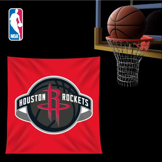 Jual Bendera Klub Basket - Flag Banner NBA Club - HOUSTON ROCKETS ...