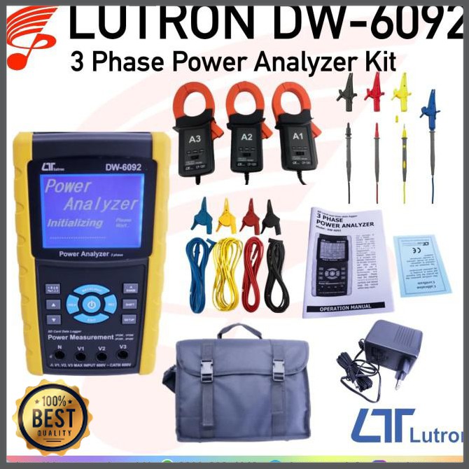 Jual alat Lutron DW-6092 3 Phase Power Analyzer - NON GARANSI | Shopee ...
