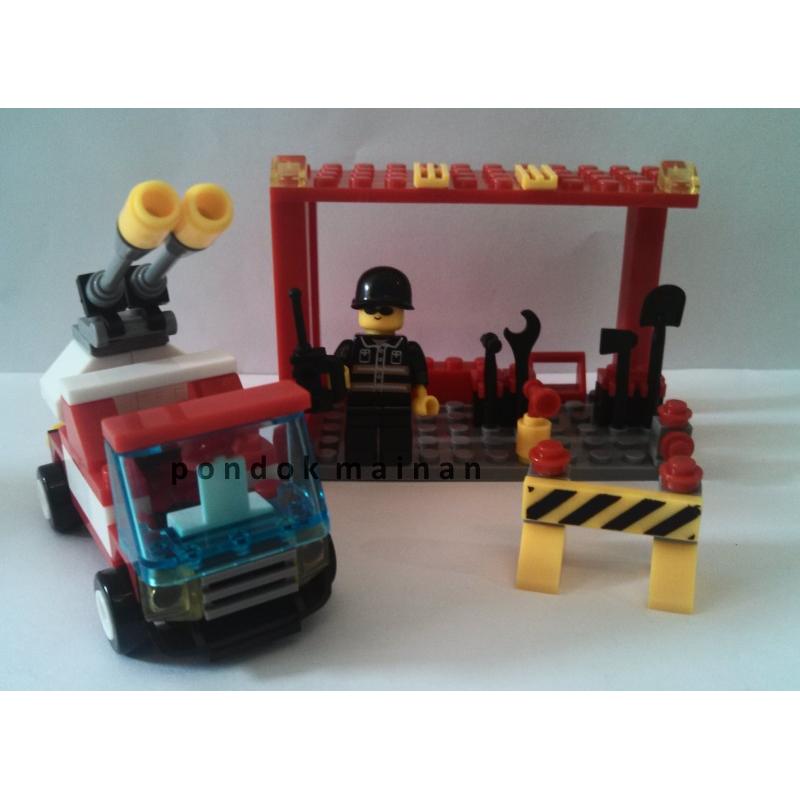 Jual Mainan Bricks Firehouse dan Police Station | Shopee Indonesia