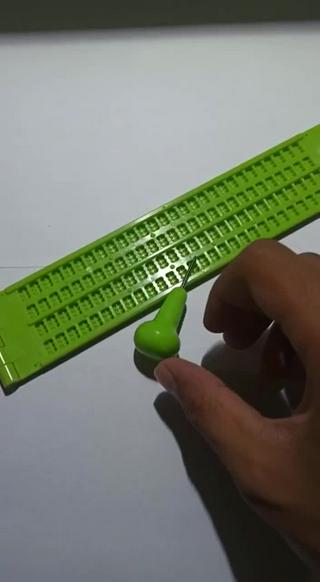 Jual RIGLET REGLET BRAILLE SIZE KECIL | REGLET | ALAT TULIS TUNANETRA ...