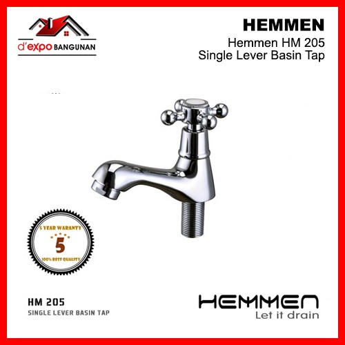 Jual Hemmen HM 205 Single Lever Basin Tap | Shopee Indonesia