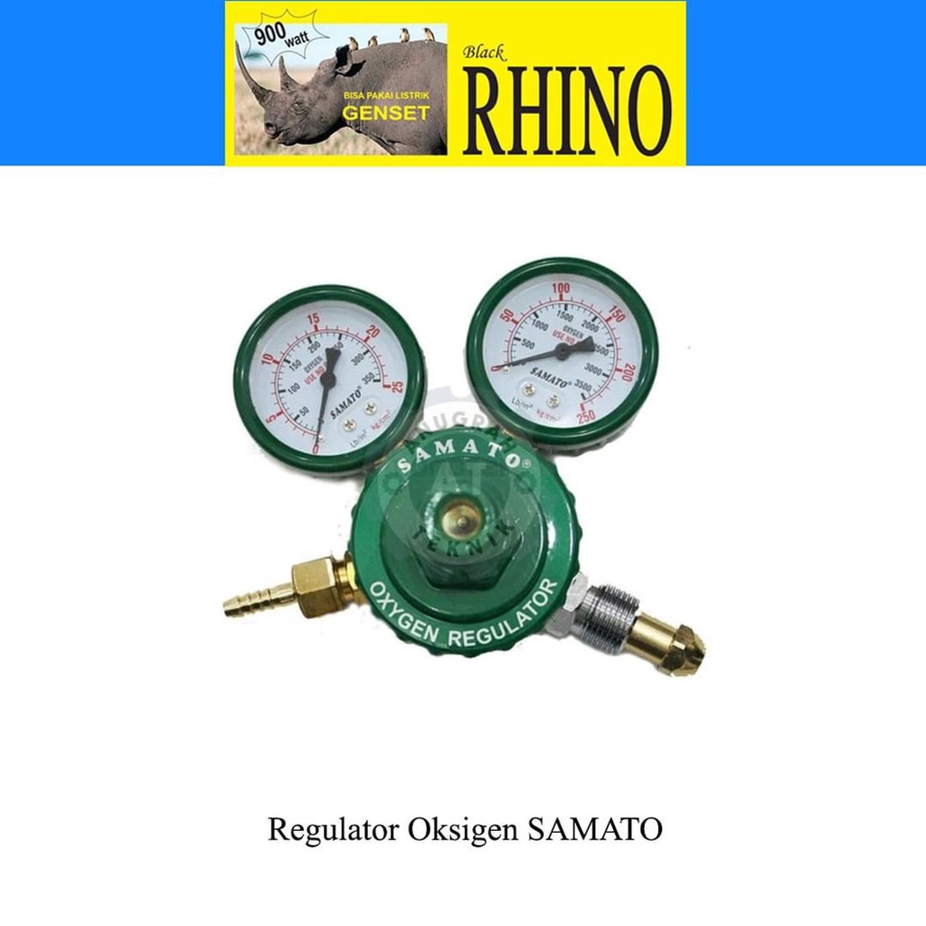 Jual REGULATOR LAS OXYGEN SAMATO / REGULATOR OKSIGEN SAMATO / REGULATOR OXYGEN / REGULATOR OXY ...