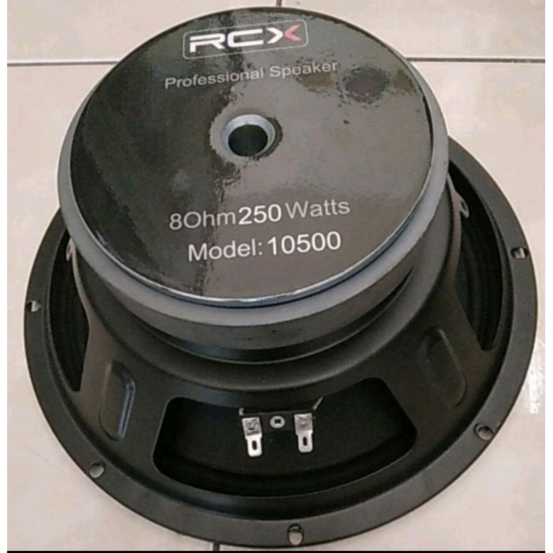 Jual speaker RCX 10inch type 10500 karakter mid (baca deskripsi ...
