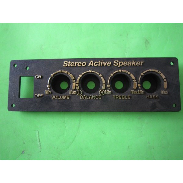 Jual Panel Speaker Aktif 4 potensio plastik volume balance treeble bass ...