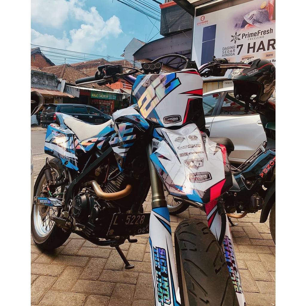 Jual DECAL STICKER MOTOR KAWASAKI KLX DTRACKER/KLX BF/KLX GORDON/KLX ...