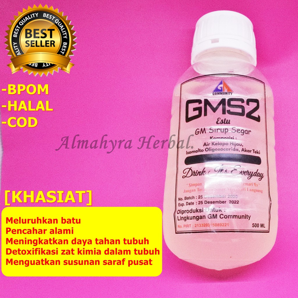 Jual GMS2 GM/Herbal prostat,kencing batu dan kelenjar(tumor jinak) | Shopee Indonesia