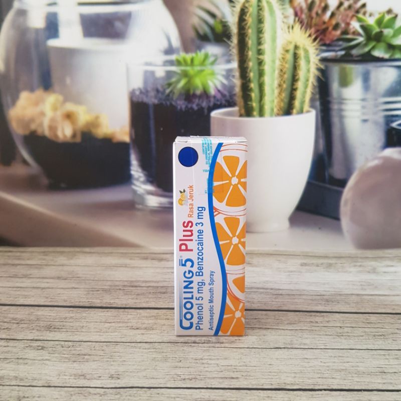 Jual COOLING 5 PLUS Rasa Jeruk - Antiseptic Mouth Spray | Shopee Indonesia