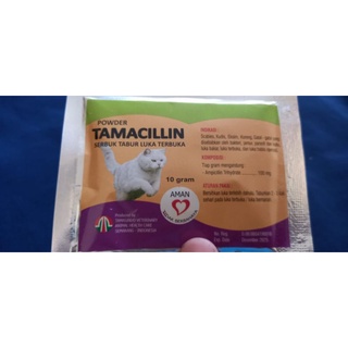 Jual TAMACILLIN- Obat Tabur Luka Kucing - Obat Luka terbuka Abses ...