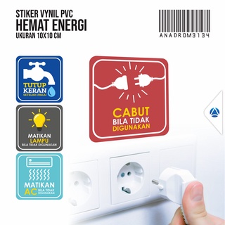 Jual Stiker Hemat Energi | Stiker matikan Listrik | Anadrom 3134 | Shopee Indonesia