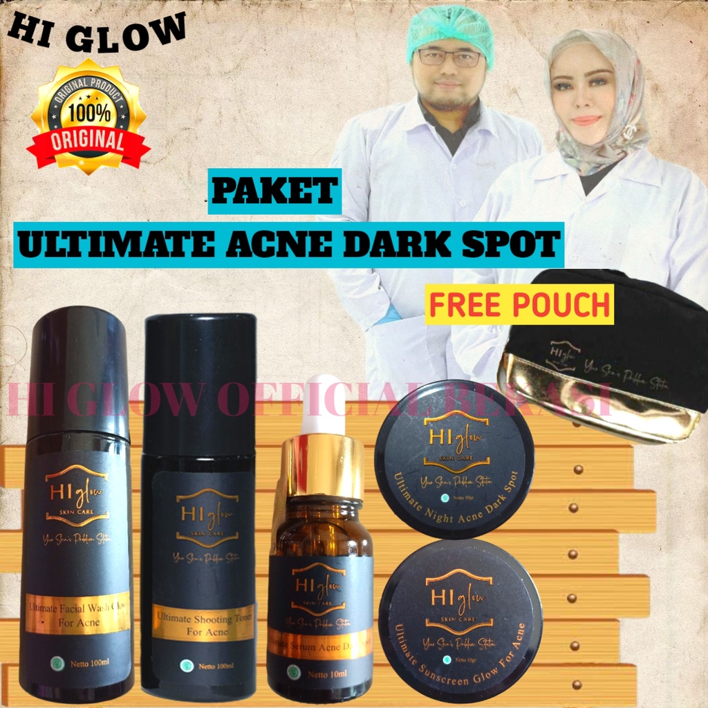 Jual Paket Acne - Paket Ultimate Acne Dark Spot Hi Glow Skin Care ...
