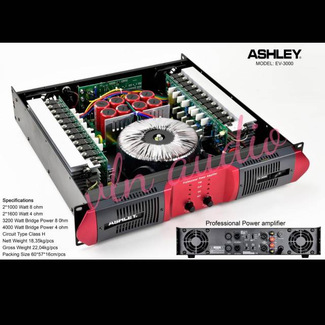 Jual Power ASHLEY EV 3000 EV3000 ORIGINAL | Shopee Indonesia