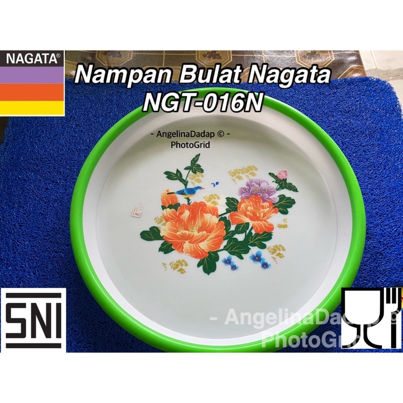 Jual Nampan Bulat NGT-016N 36cm Wadah Bulat Serbaguna Tampah Plastik ...