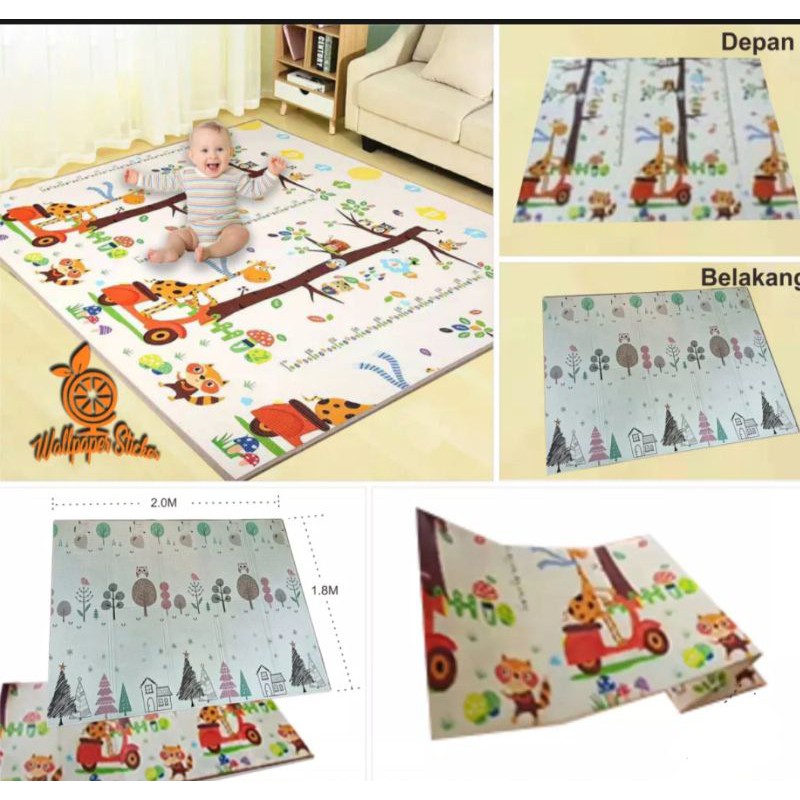 Jual PLAYMAT ANAK/KARPET LIPAT ANAK/ALAS BERMAIN ANAK PREMIUM ( gosend ...
