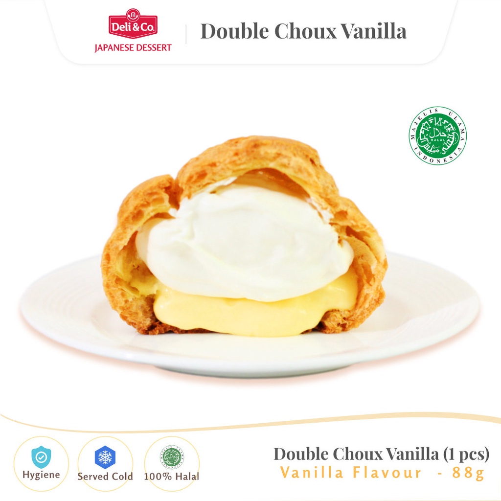 Jual Deli & Co Double Choux Vanilla | Shopee Indonesia