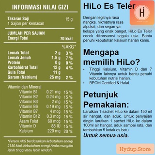 Jual Hilo Es Teler Minuman Serbuk Satuan & Renceng isi 10 Kemasan 15 ...